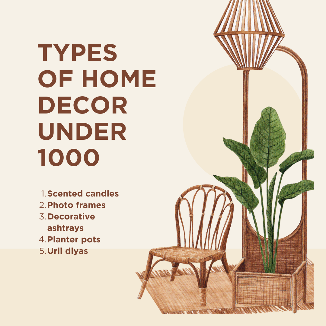 interior decor items list