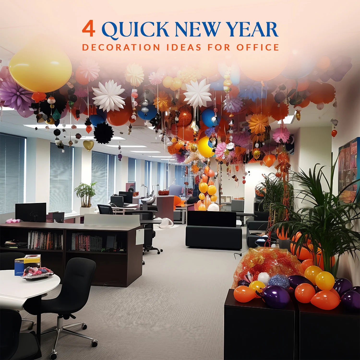 New Year Decoration Ideas For Office | ThreadVibe Living