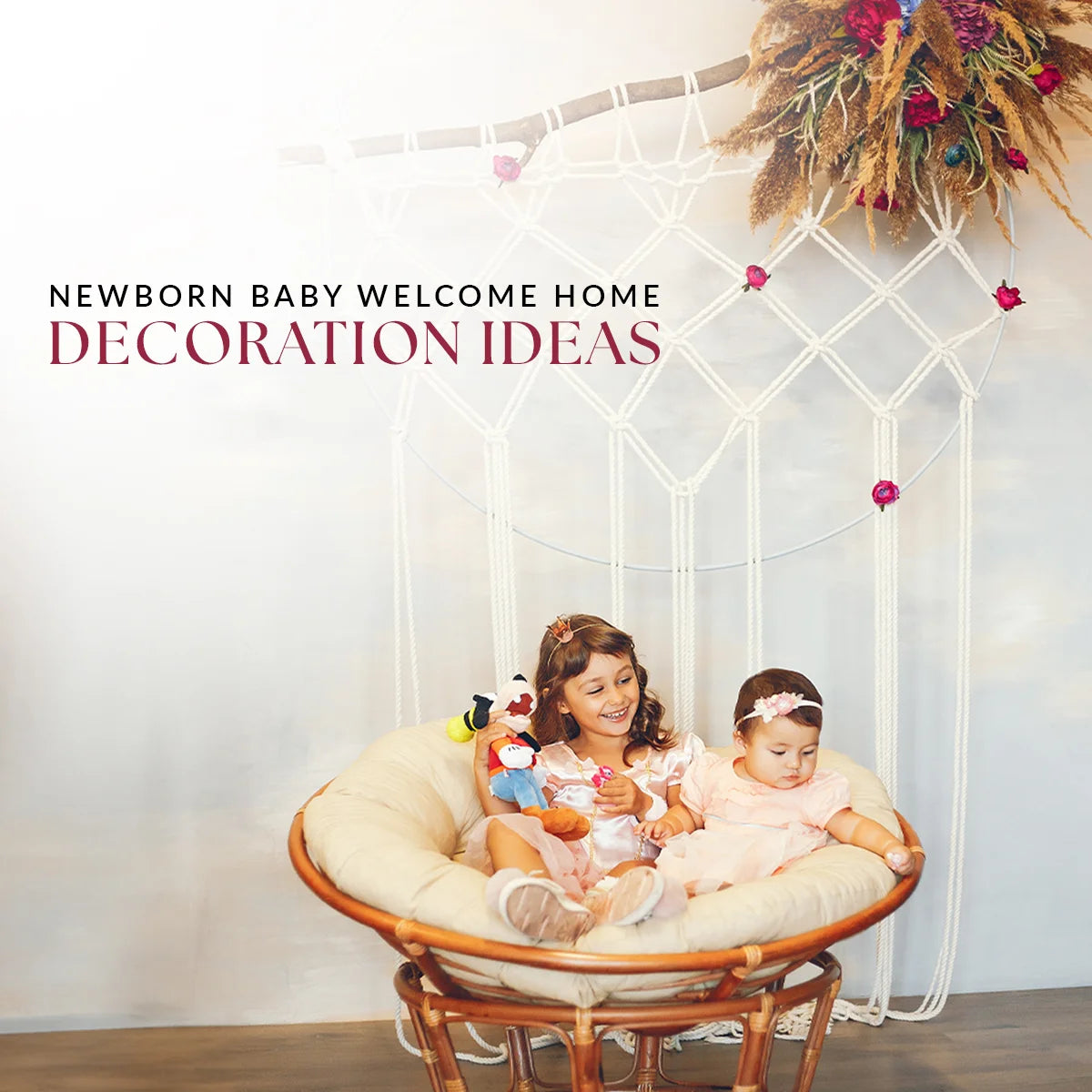 Newborn Baby Welcome Home Decoration | ThreadVibe Living